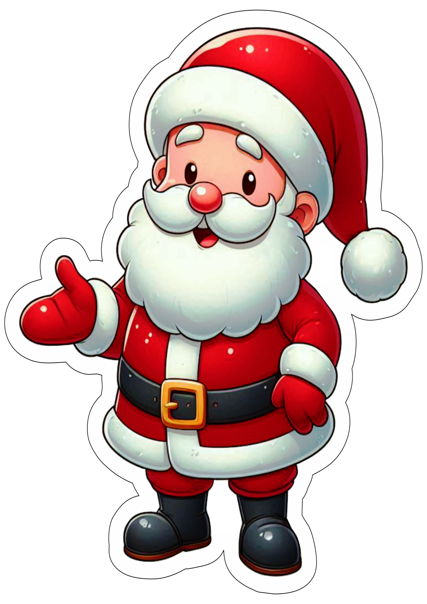 Papai Noel desenho simples png