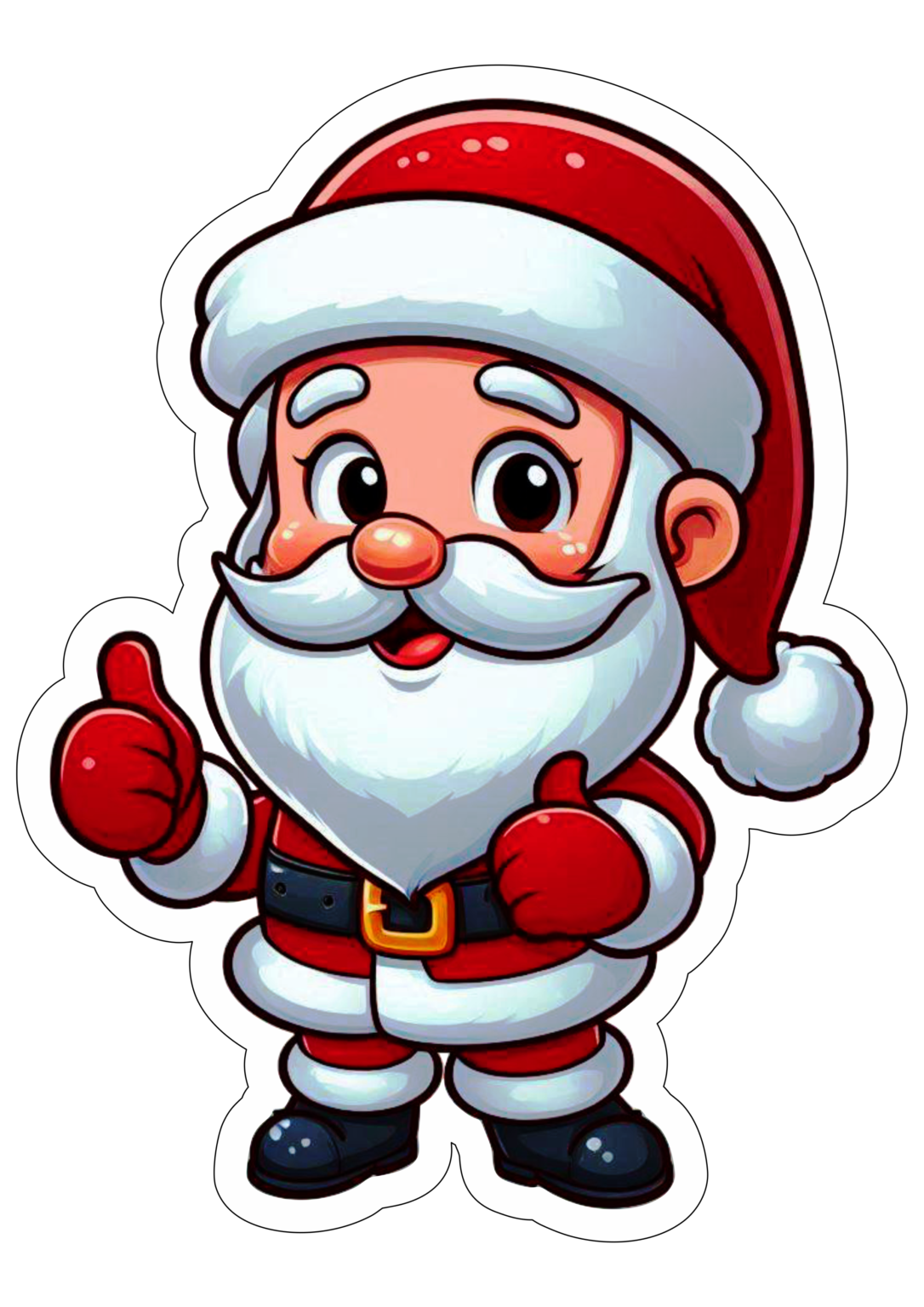 Feliz natal imagens de Papai Noel desenho simples para imprimir png